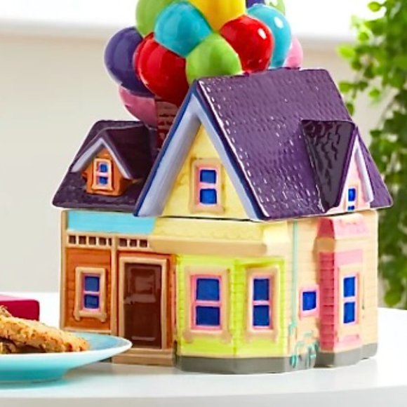 Disney | Kitchen | Disney Pixar Up Cookie Jar Carls House With Balloons ...